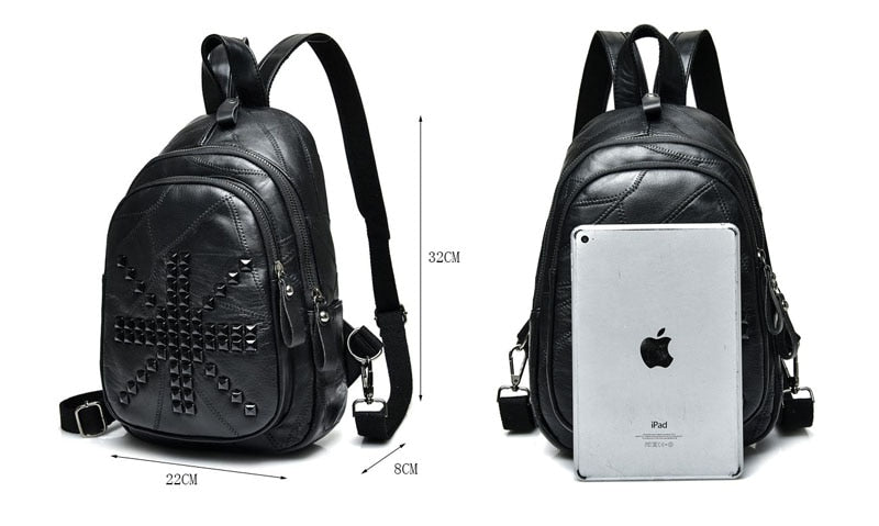 Rivet Leather Backpack | Flip Flop Labs